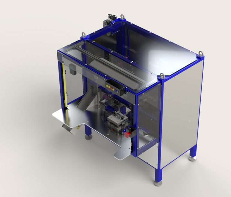 Machine d’assemblage d’agrafes semi-automatique - JCL Ingénierie